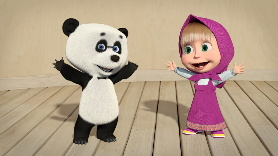 Masha Y El Oso Canciones Para Niños La Canción De Si Eres Feliz Y Tú