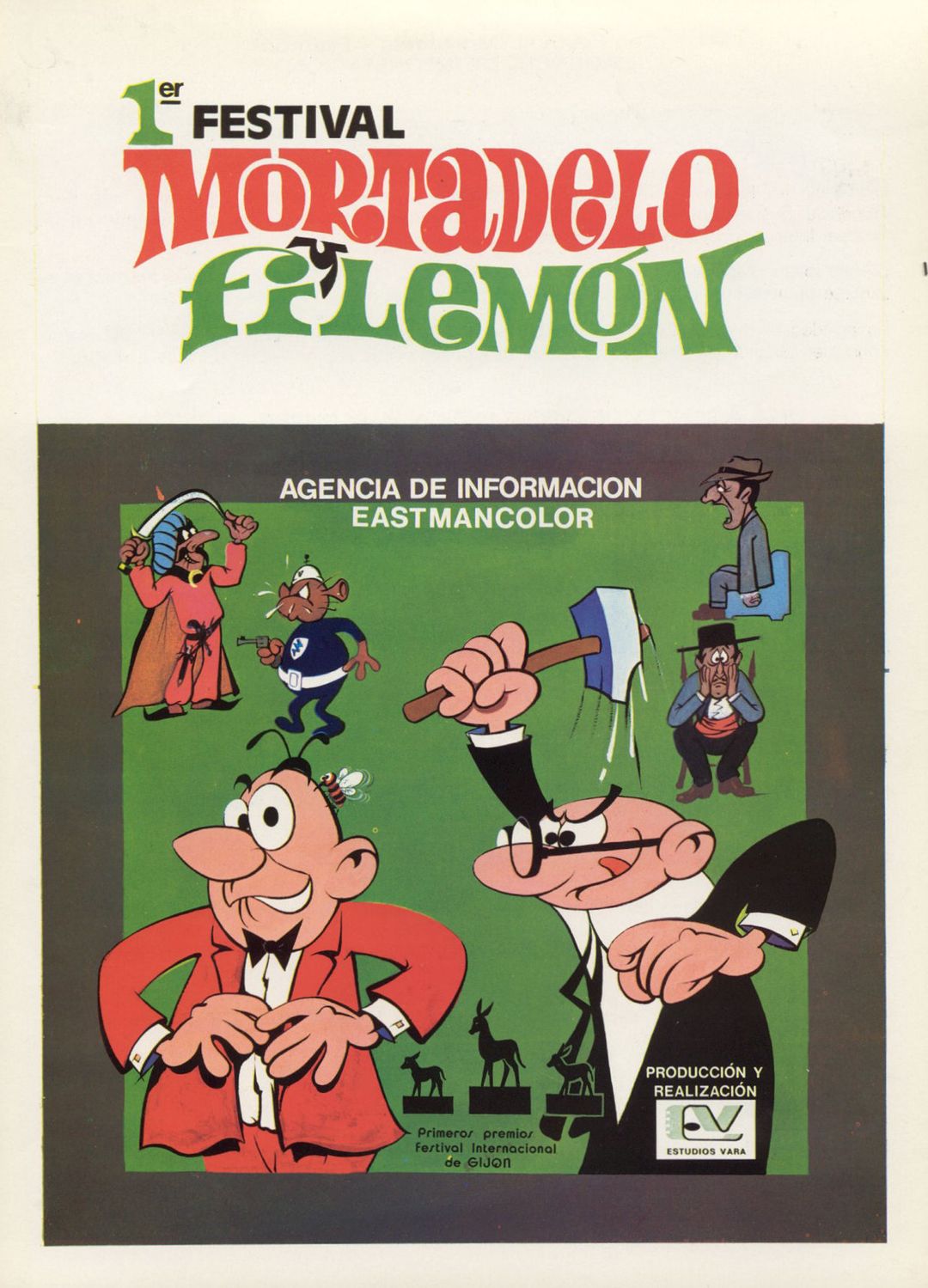 Primer Festival de Mortadelo y Filemón, agencia de información - AMC ...